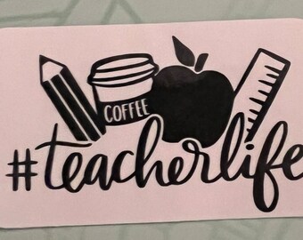 Teacher Life Sticker - Etsy