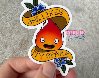 Calcifer Sticker - Etsy