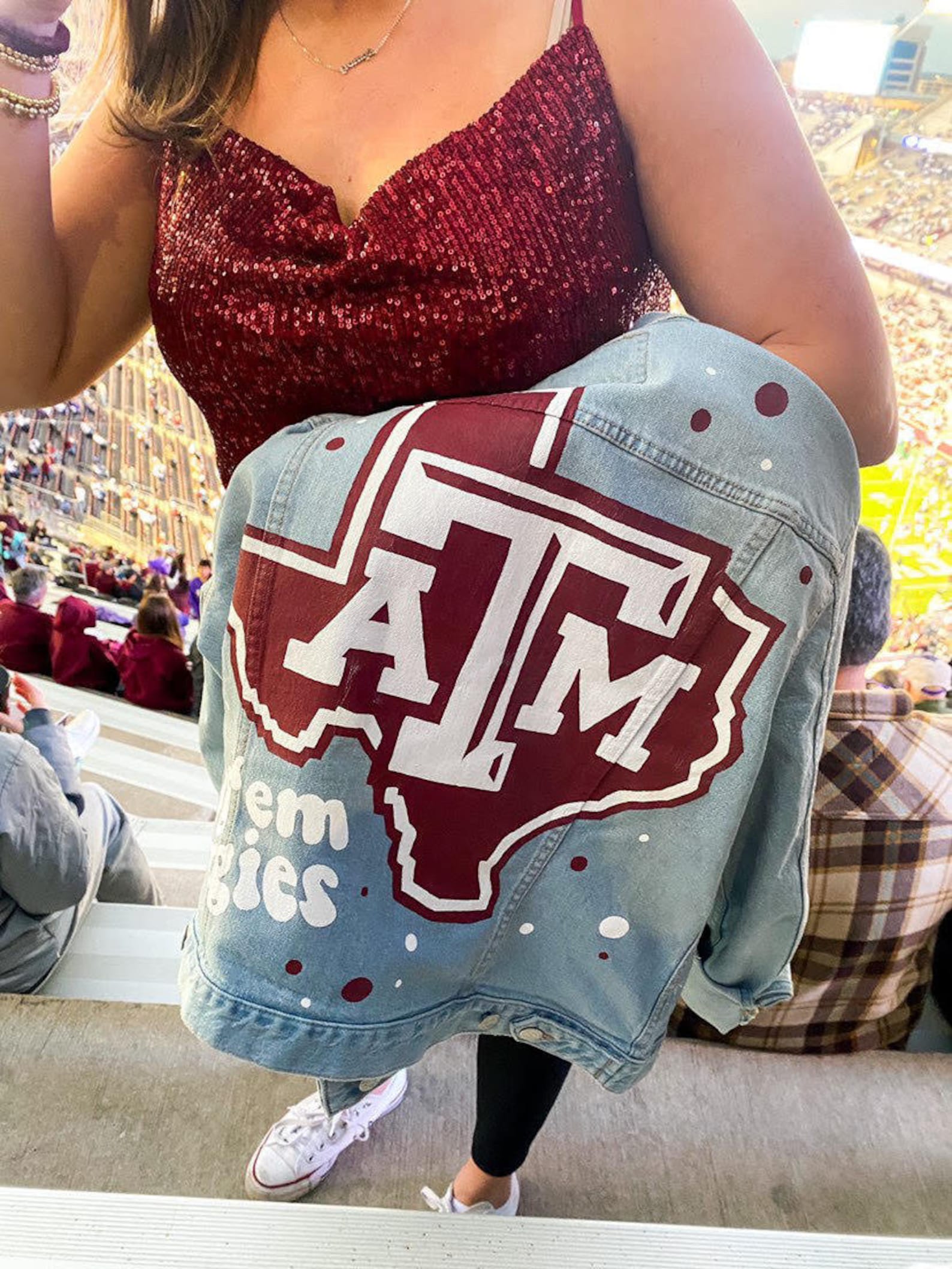Texas A&M Jacket Go Aggies Gameday Jacket Gameday Outfit College ...