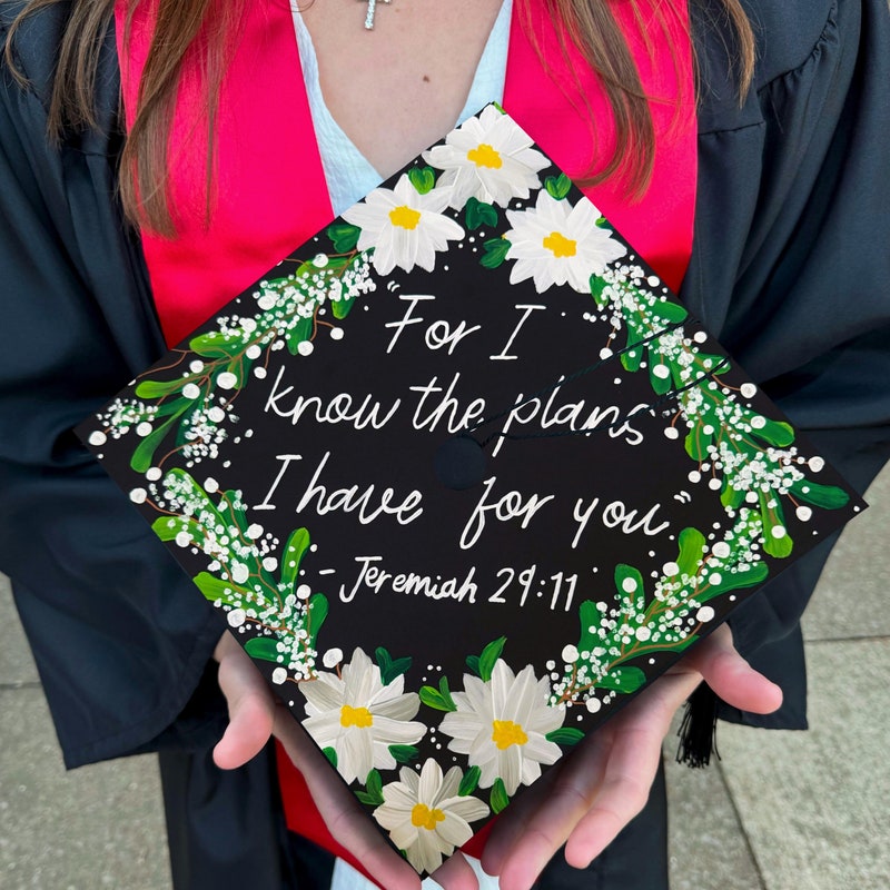 Floral Grad Cap - Etsy