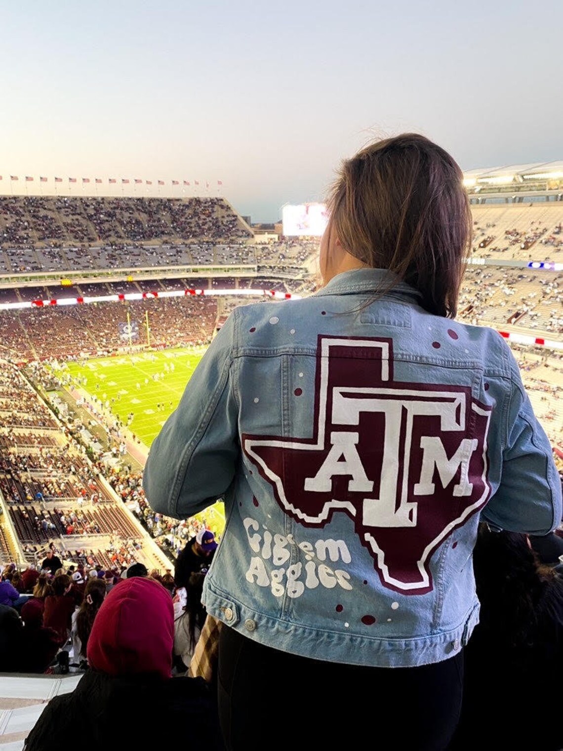 Texas A&M Jacket Go Aggies Gameday Jacket Gameday Outfit College ...