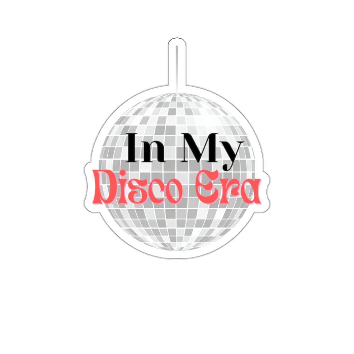 Disco Era Sticker, Disco Ball Sticker, Cute Laptop Sticker, Water ...