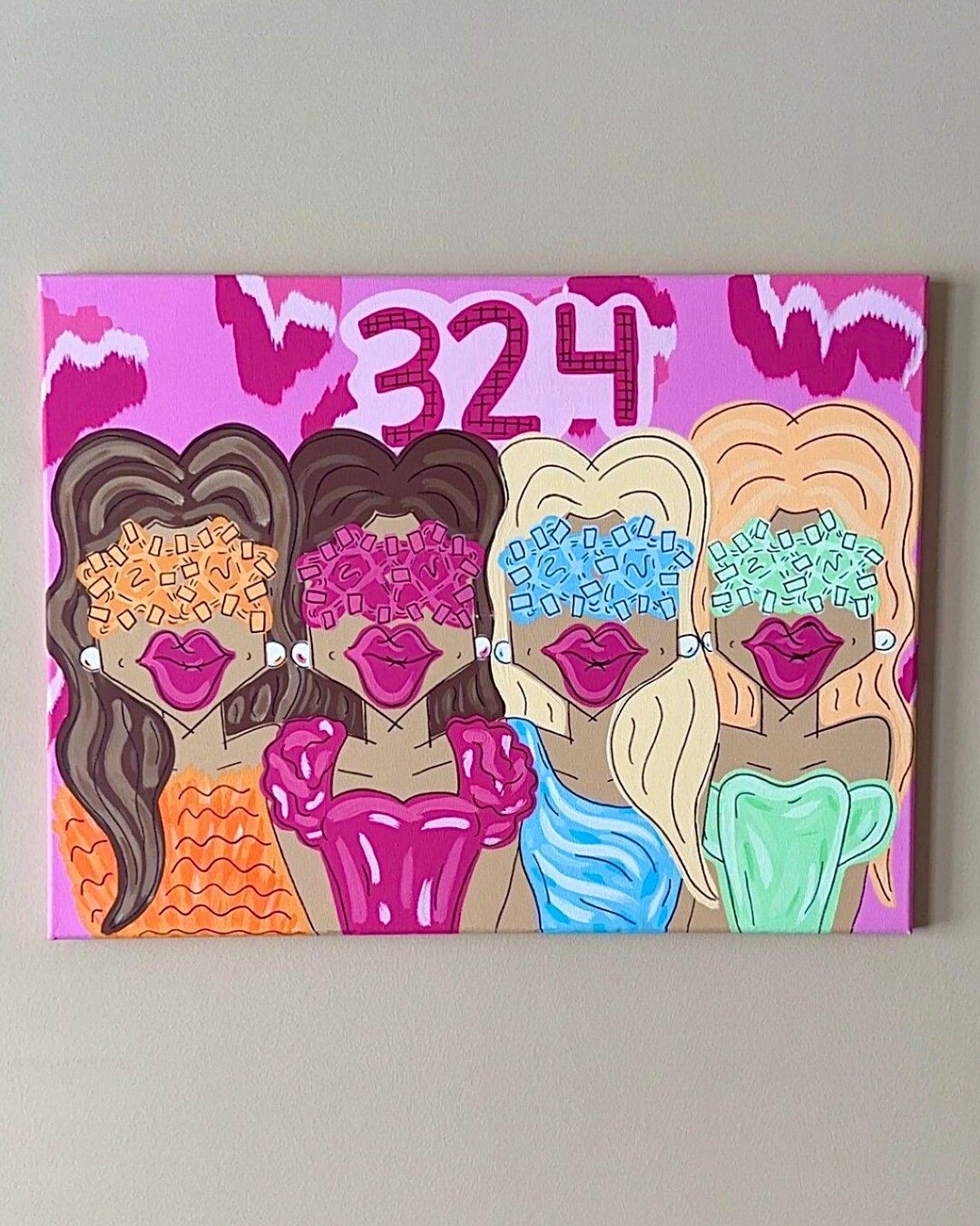 Custom Girly Portrait - Etsy