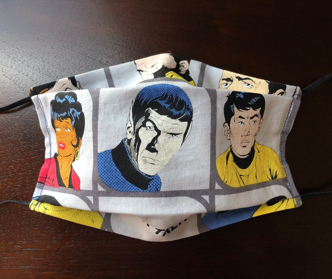 Face Mask With Original Star Trek, Adult Size - Etsy