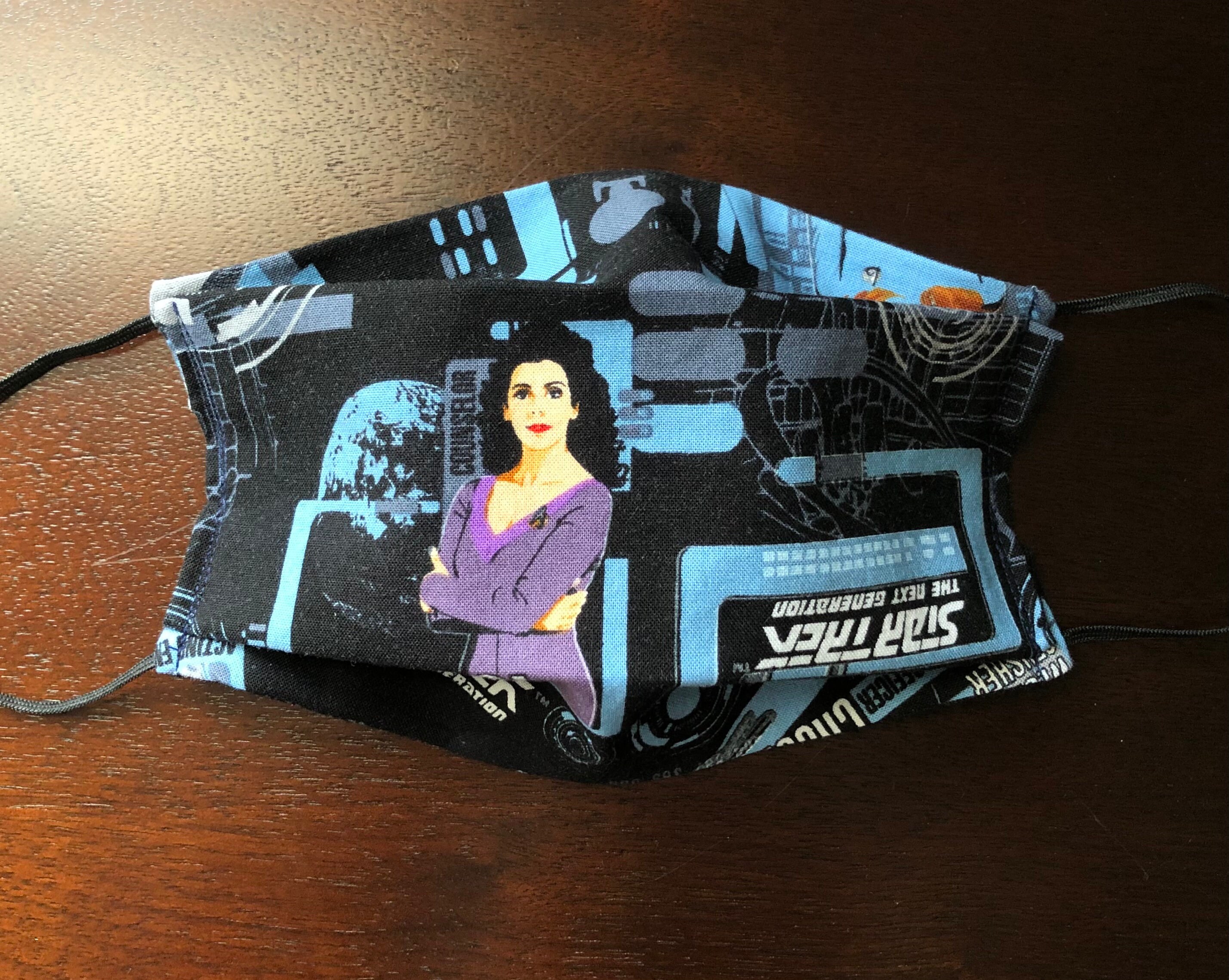 Face Mask with Star Trek The Next Generation Adult Size | Etsy