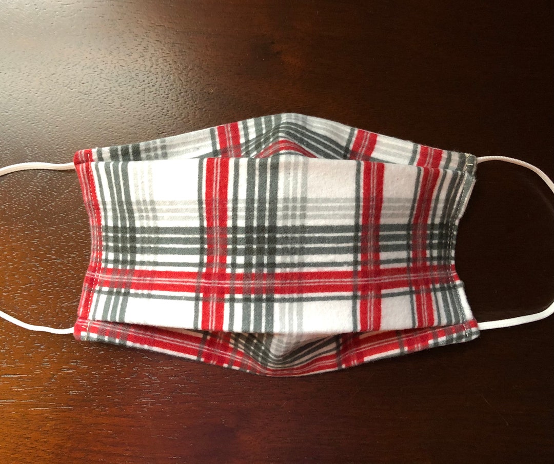 Plaid Face Mask Child & Adult Sizes - Etsy