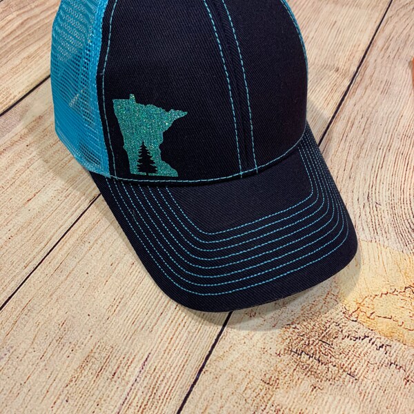 Baseball Cap With Mn Logo - Etsy