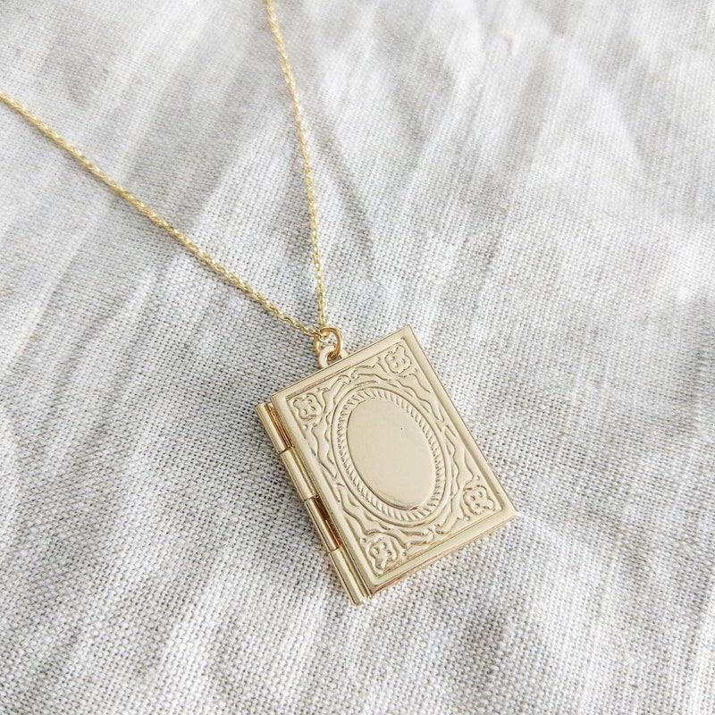 Book Locket - Etsy