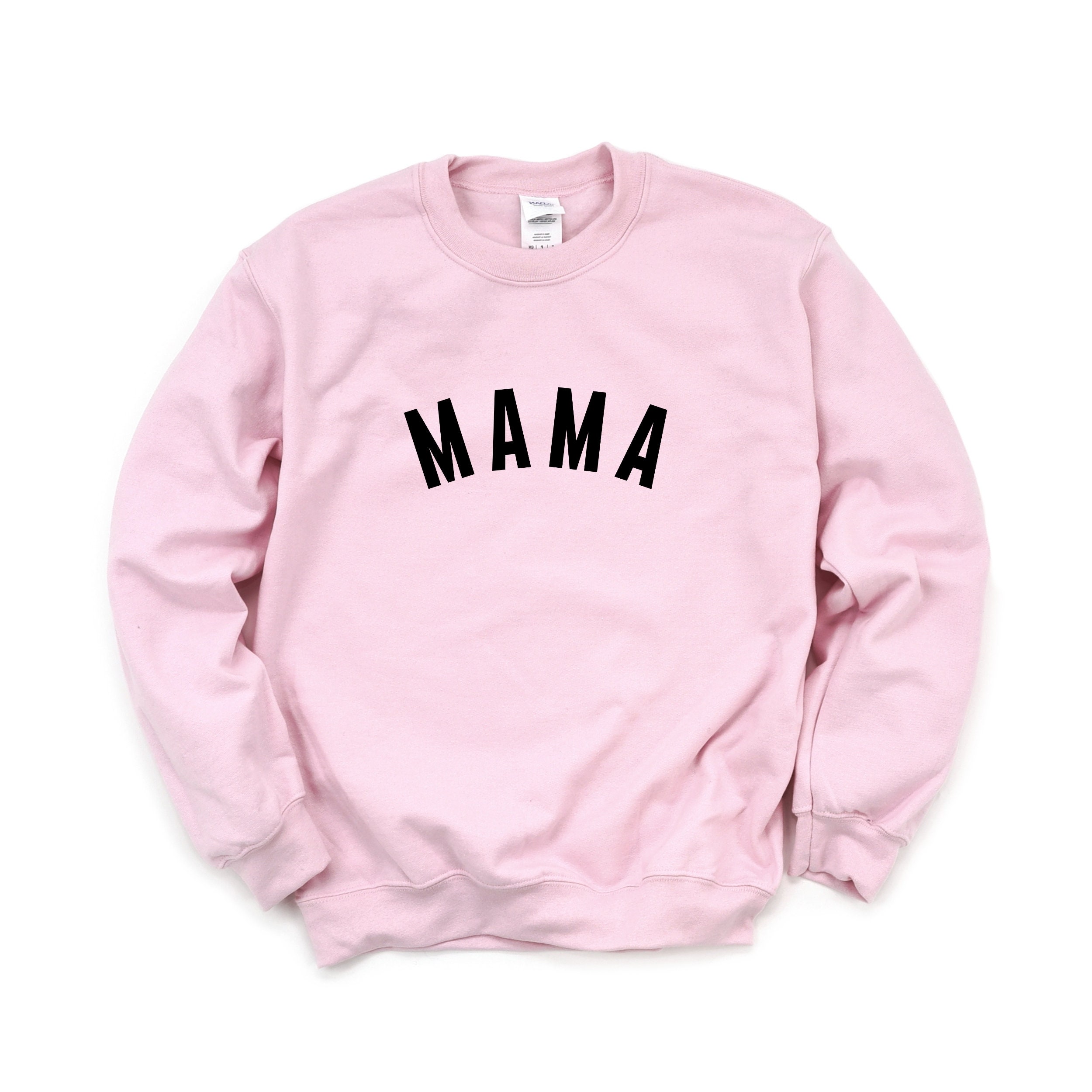 Mama Sweatshirt Block Letters. Mama Crewneck. Mama T-shirt. | Etsy