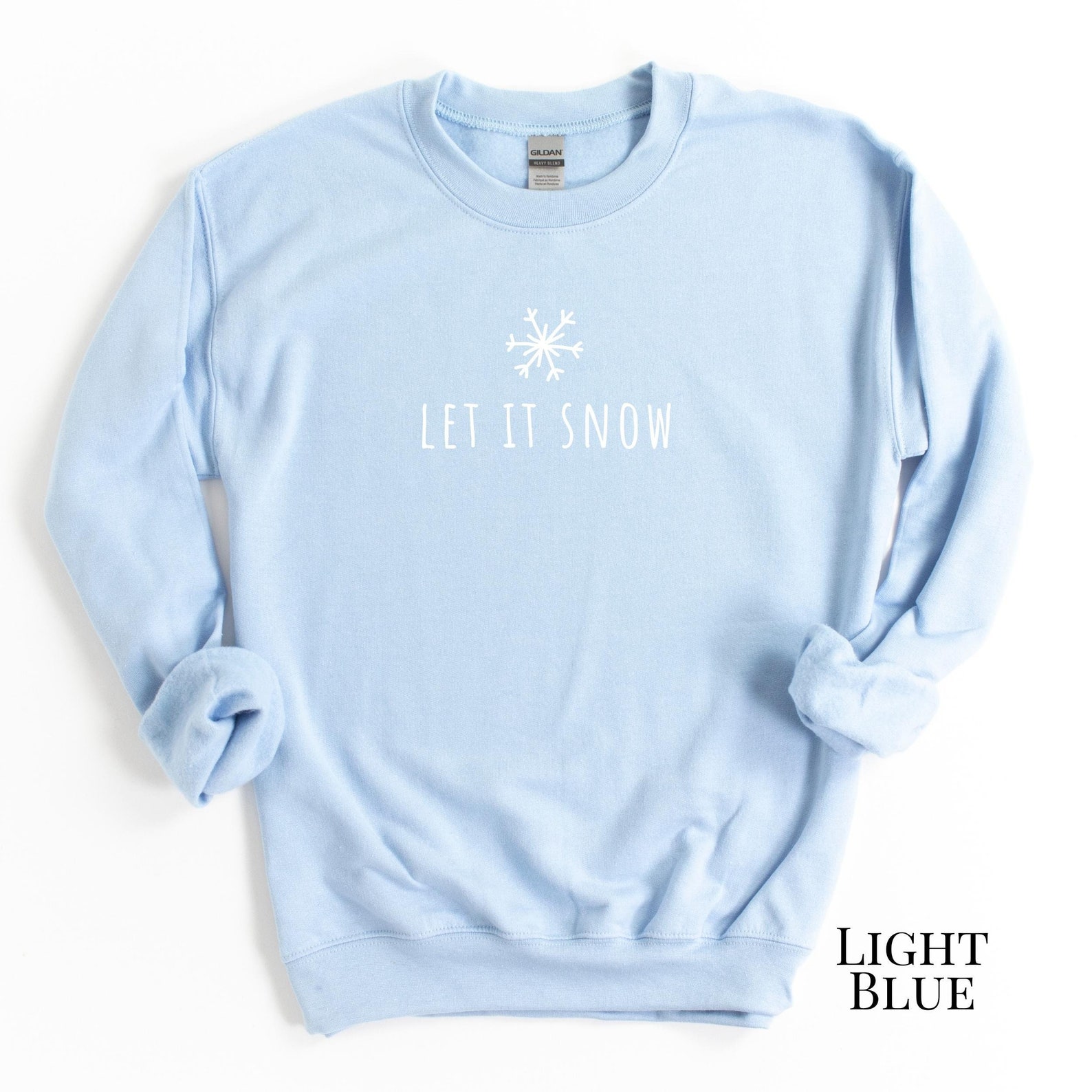 Let It Snow Sweatshirt. Vintage Christmas Hoodie. Unisex - Etsy