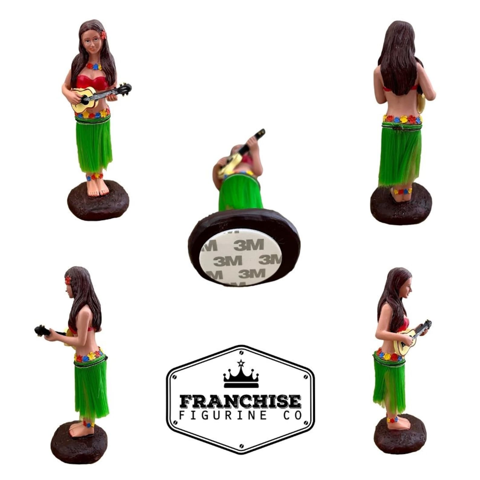Hula Girl Doll Dashboard Car Accessories Bobblehead for Van Life and ...