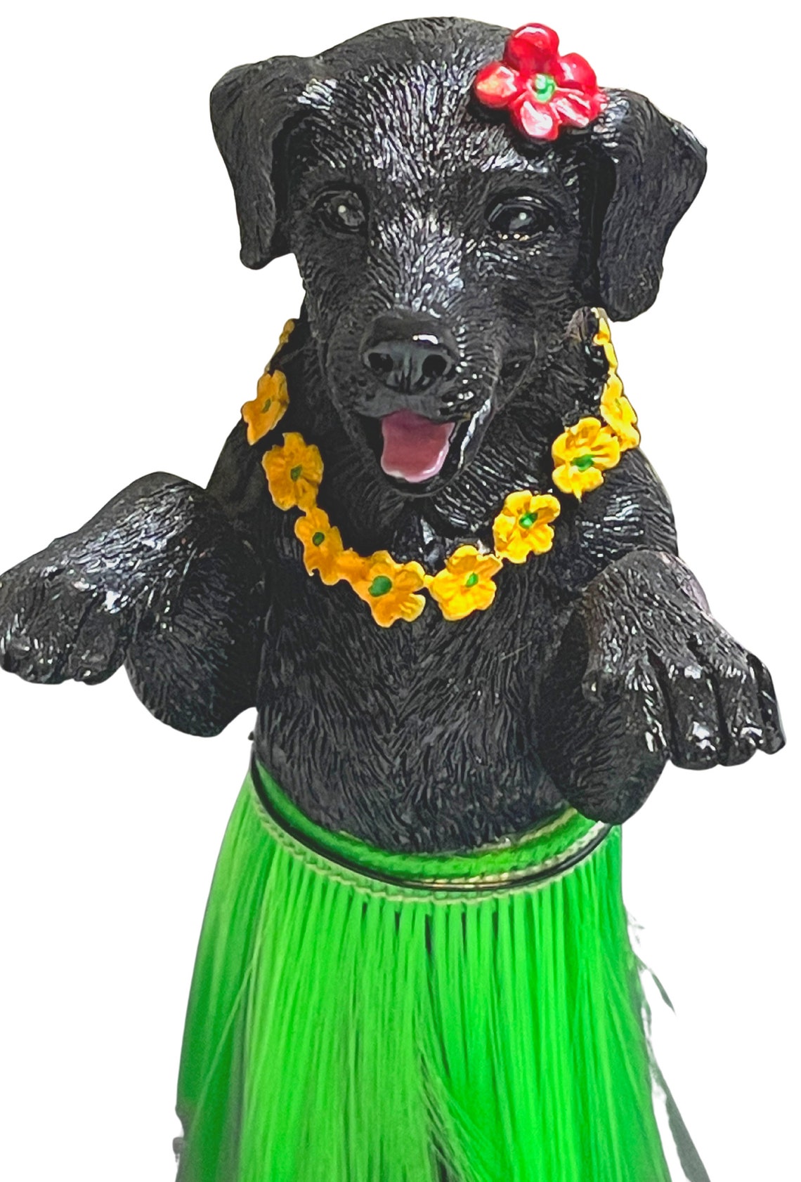 Dashboard Hula Dog Black Labrador Retriever Car Bobblehead | Etsy