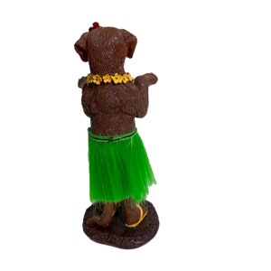 Dashboard Hula Dog Chocolate Labrador Retriever Car Bobblehead Figurine ...