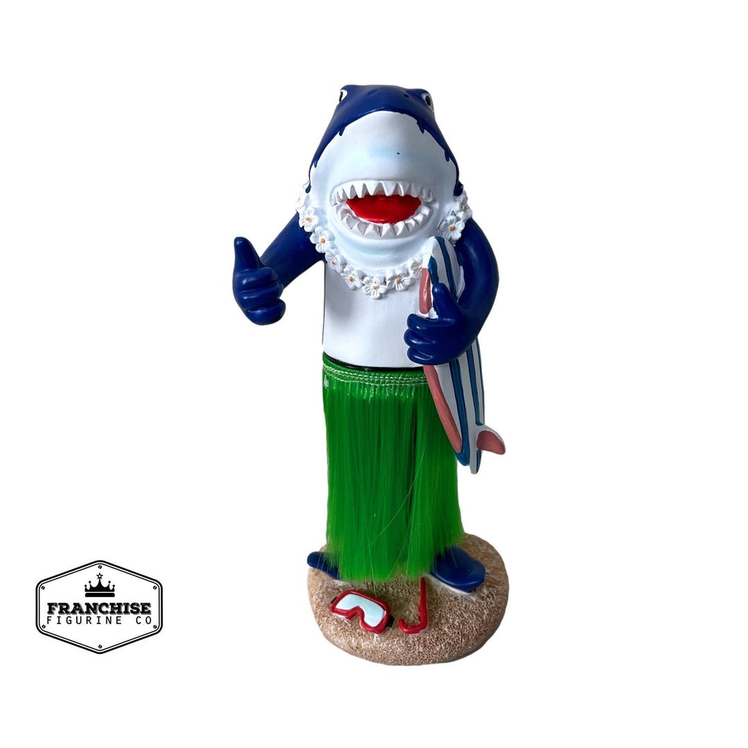 Hula Shark Bobblehead, Hawaiian Car Dashboard Figurine - Etsy