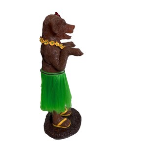 Dashboard Hula Dog Chocolate Labrador Retriever Car Bobblehead Figurine ...