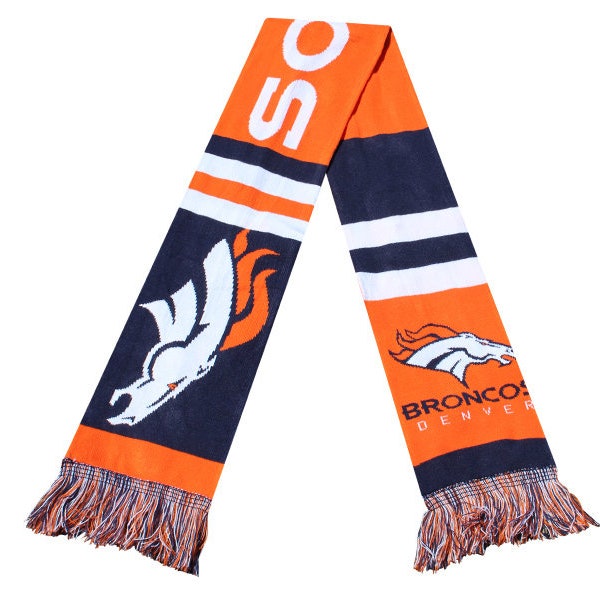 Denver Broncos Scarf - Etsy