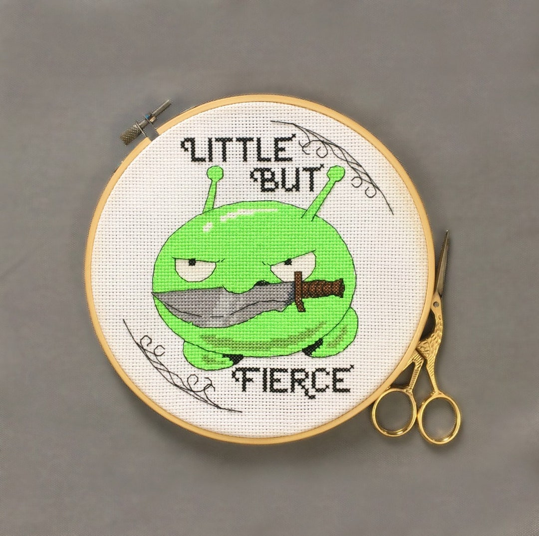 PDF Cross Stitch Pattern - Little but Fierce - Etsy