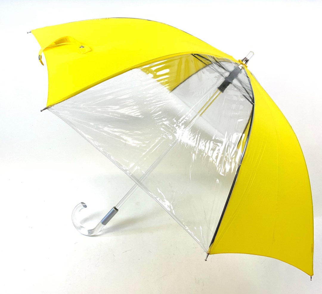Alternating PVC Clear Umbrella - Etsy
