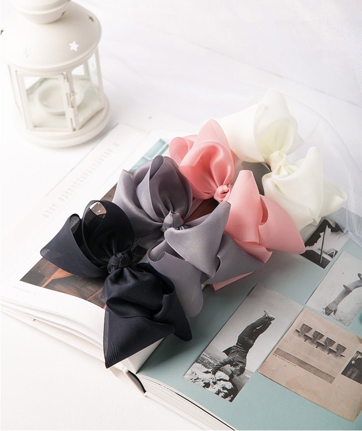 Big Ribbon Hair Clip Ribbon Hair Clip Hair Clip for Women | Etsy