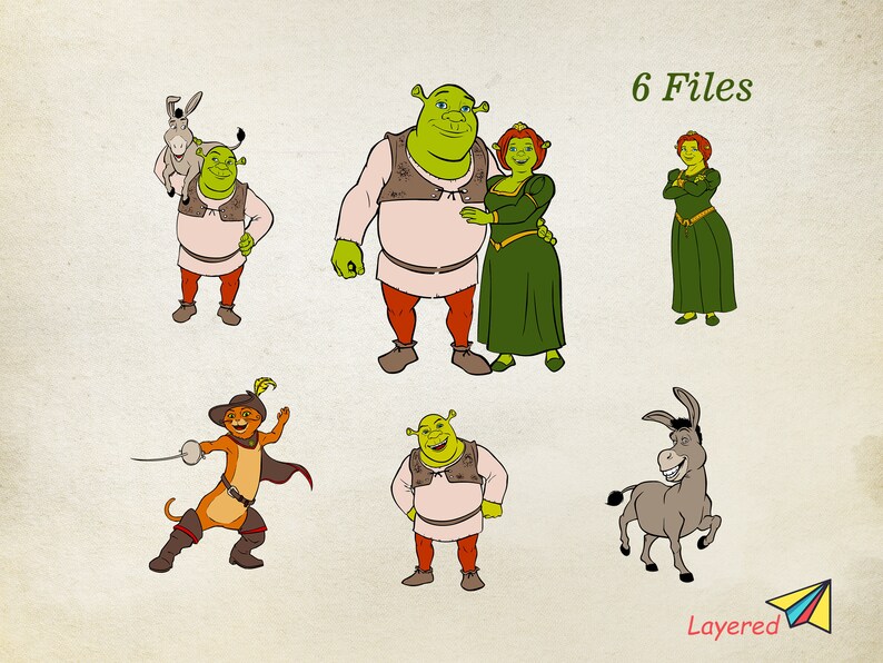 Shrek 6 Files Svg Bundle Shrek Vector Fiona Svg Shrek Etsy Porn Sex Picture