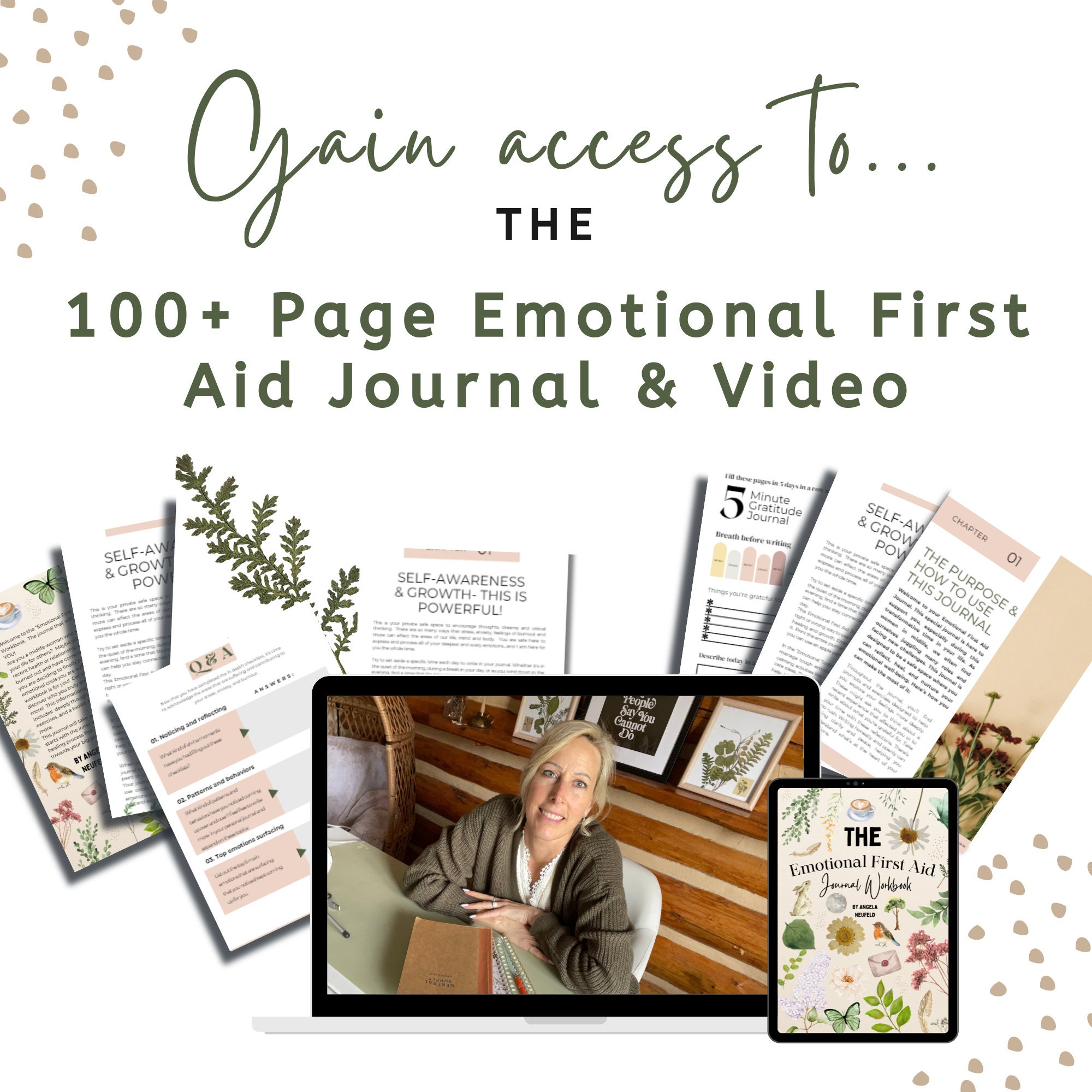 Mental Health Workbook- the Emotional First Aid Journal- the Journal ...