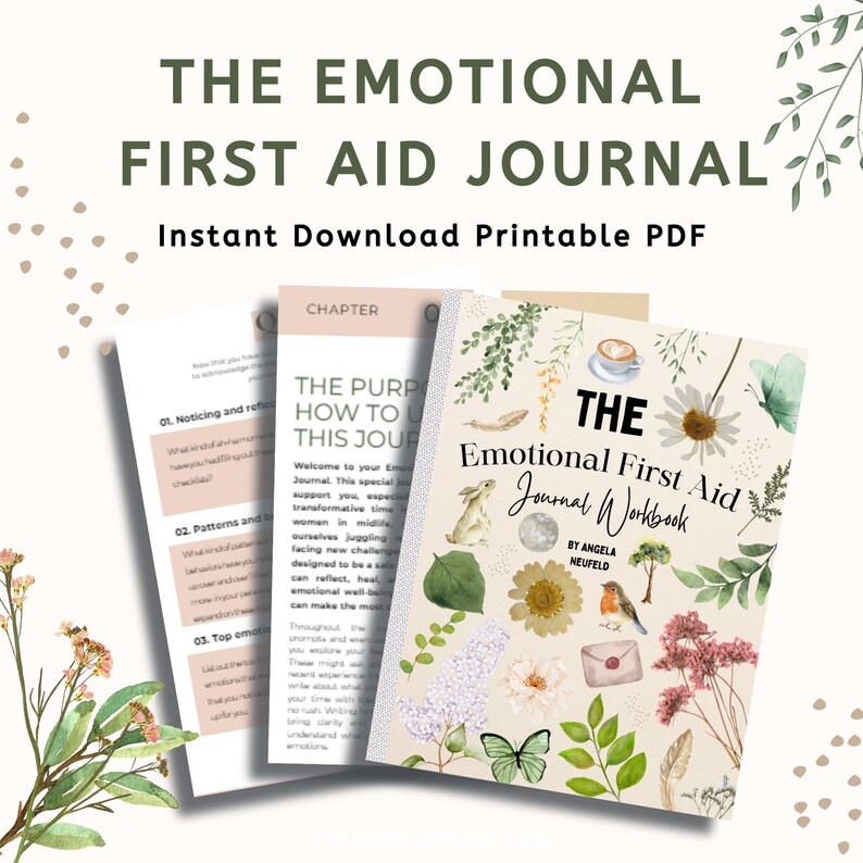 The Emotional First Aid Journal-workbook -video Come Back to Who You ...