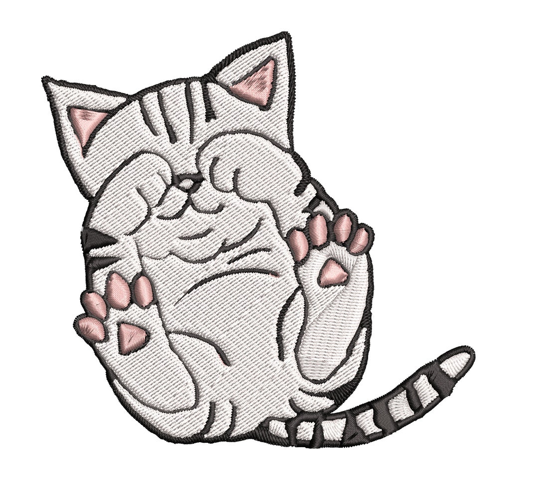 Embroidery File Embroidery Designs Cat Cats Embroider Cat Embroidery ...