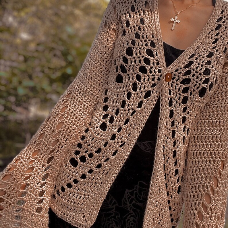 Crochet PATTERN Athena Cardigan Baecrochett Boho Crochet - Etsy