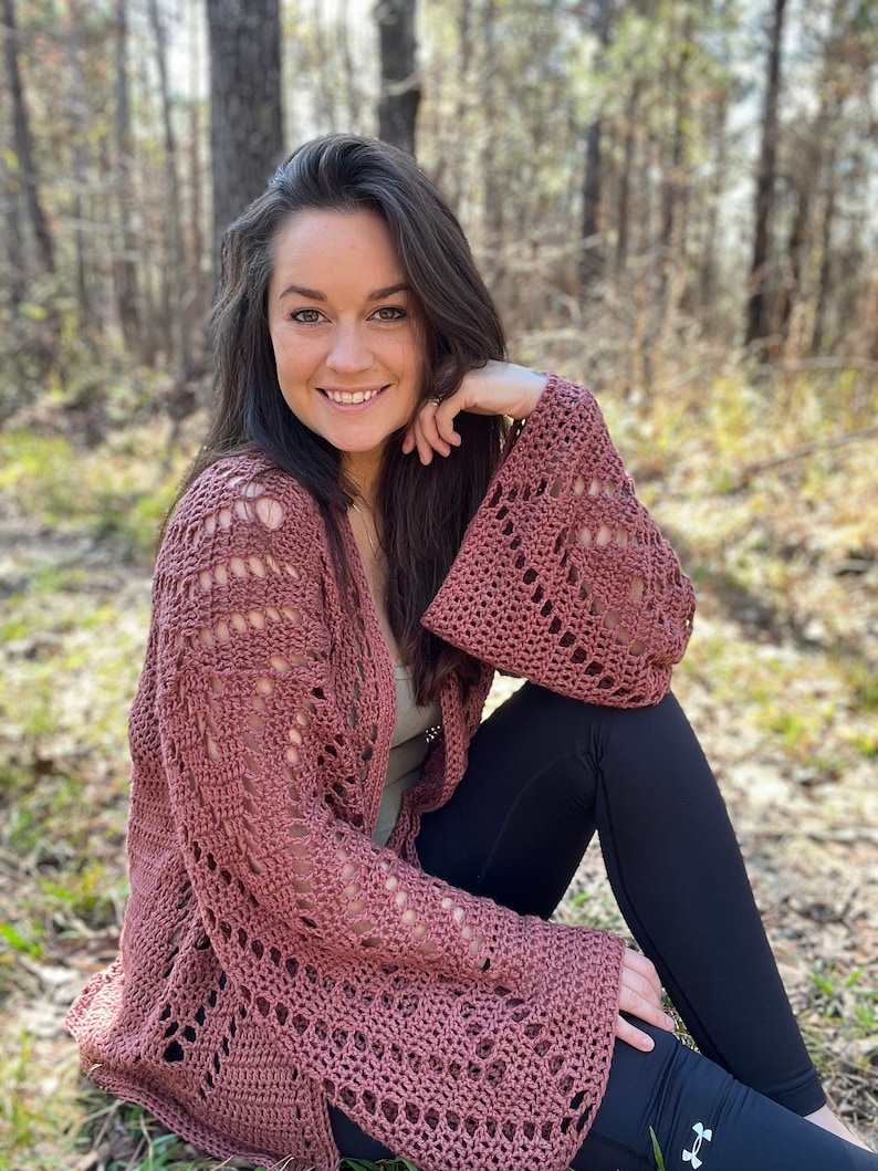 Crochet PATTERN Athena Cardigan Baecrochett Boho Crochet - Etsy