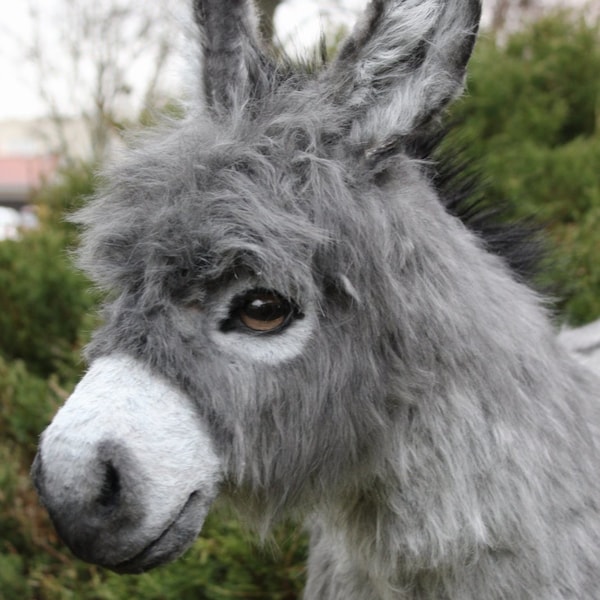 Stuffed Donkey - Etsy