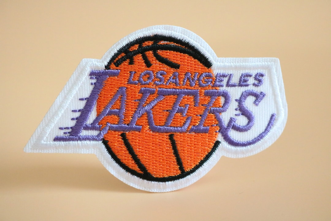 Lakers Badge,nba Patch,iron on Patch,embroidered,edge Burn Out,applique ...