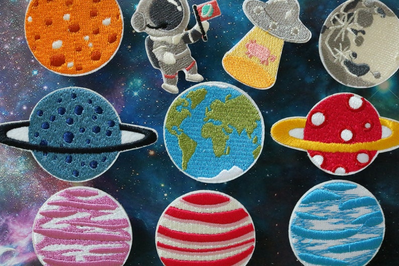 Nasa space explorer embroidered patchThe | Etsy