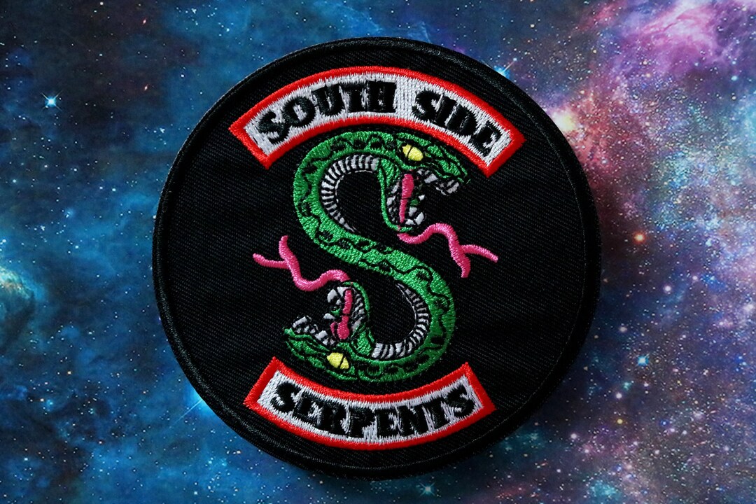 South Side Serpents Embroidered Patch - Riverdale Inspired Snake ...