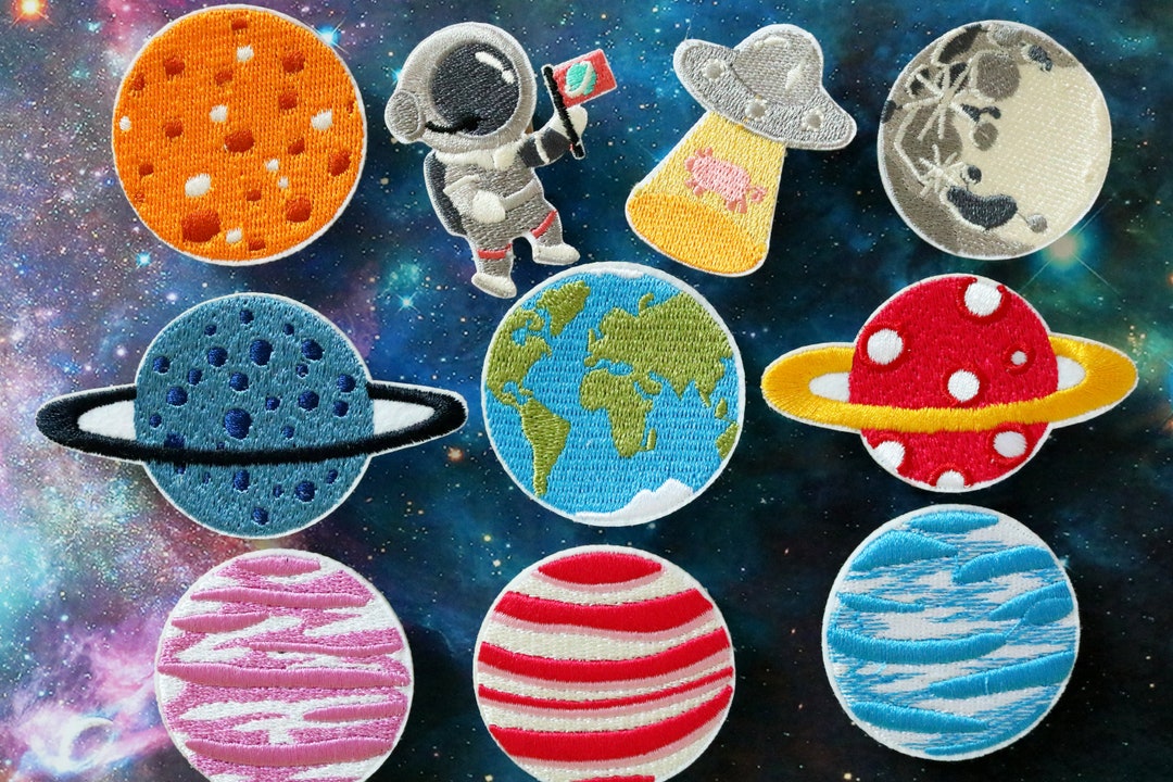 Nasa Space Explorer Embroidered Patch,the Earth,planets,spaceman,planet ...