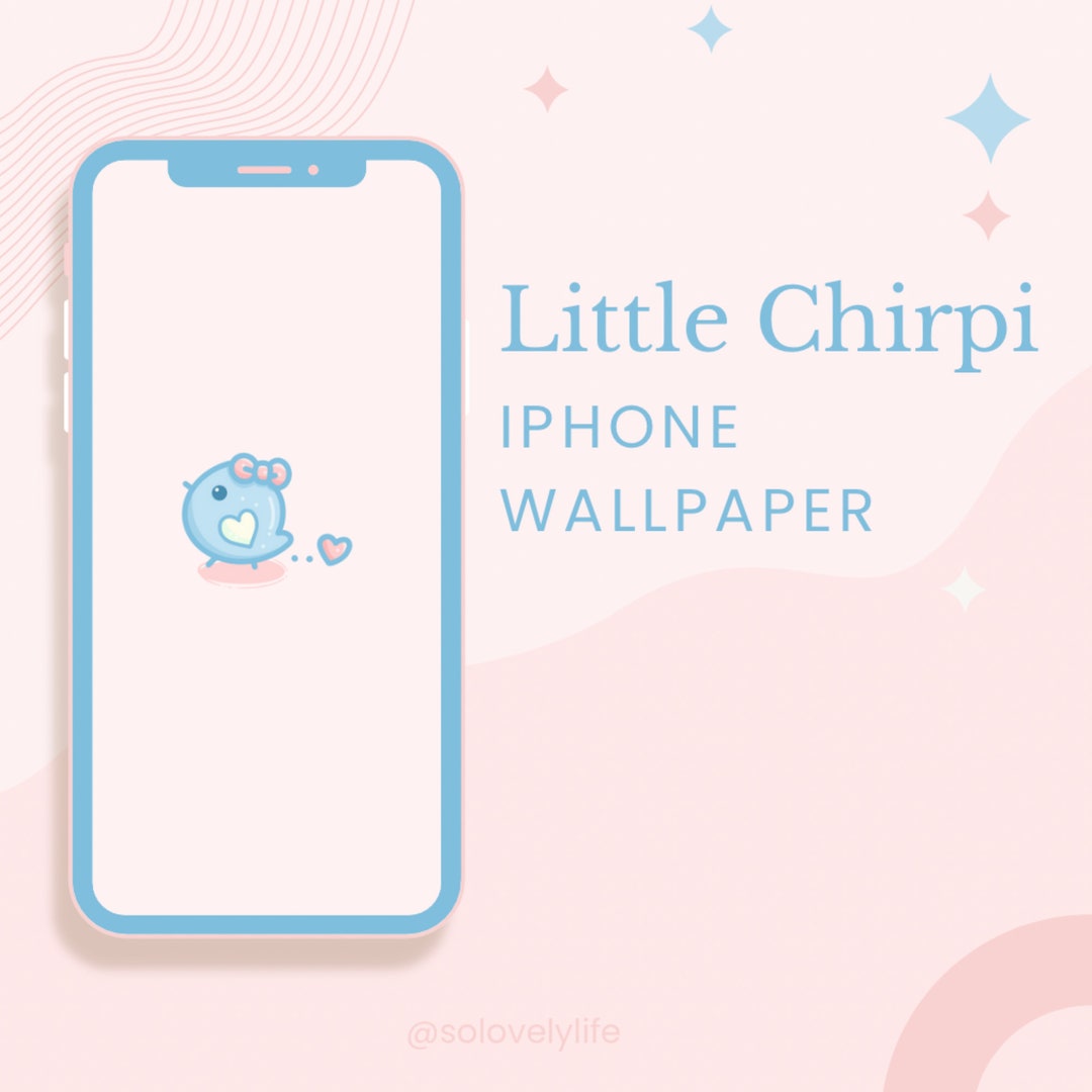 Little Chirpi iPhone Wallpaper Set | Digital Download | iPhone ...