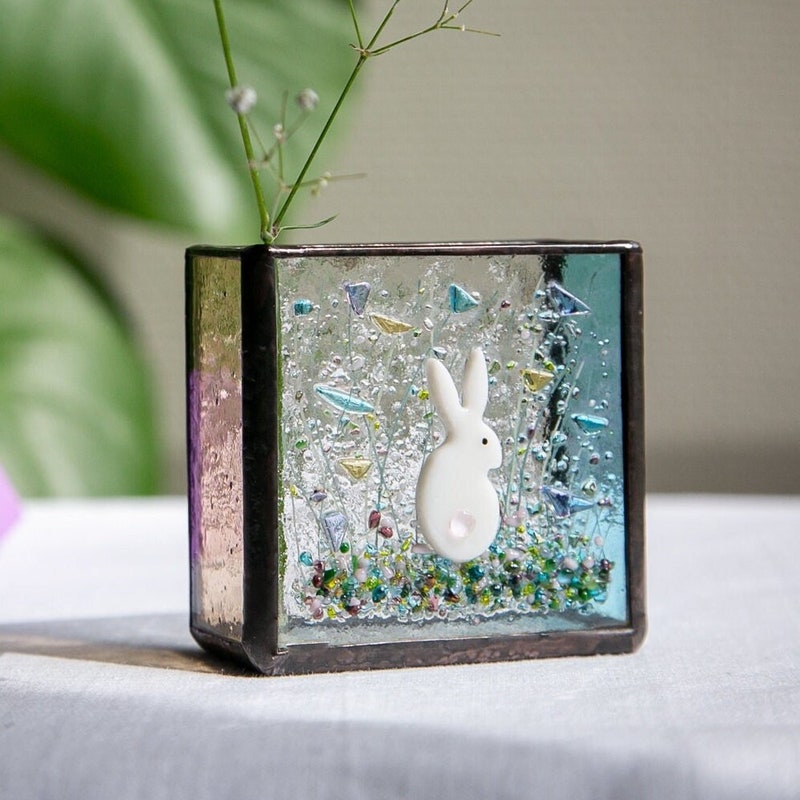 Glass Rabbit - Etsy