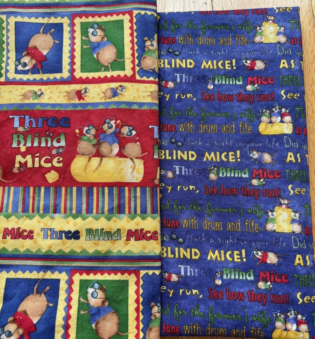 Debbie Mumm Print three Blind Mice - Etsy