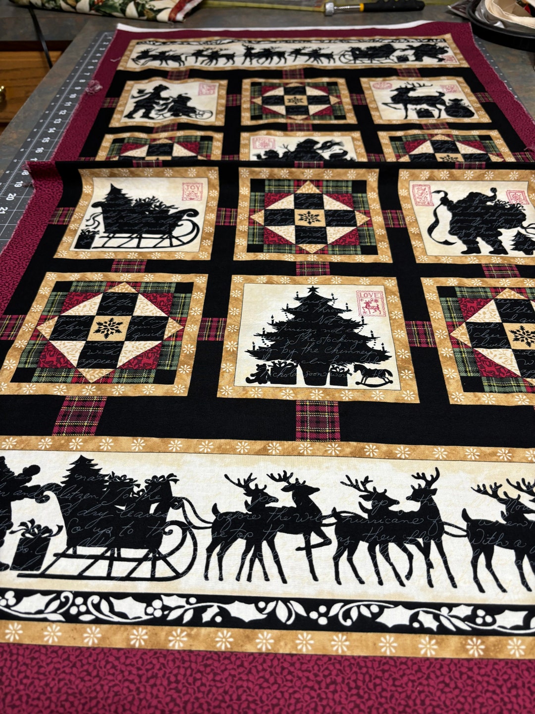 Yuletide Magic Panel - Etsy