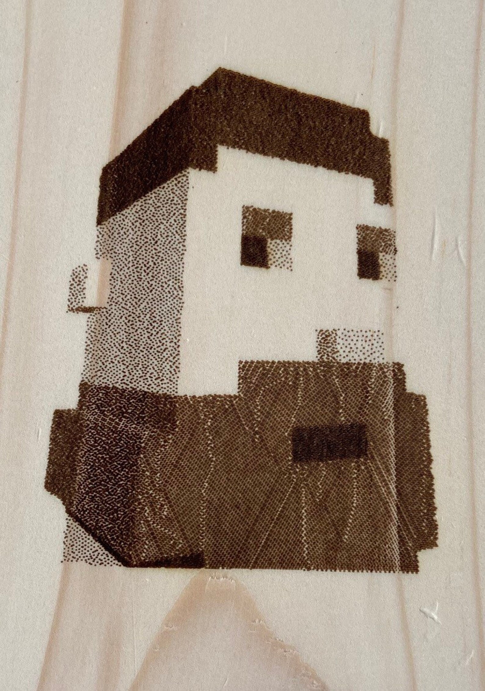 NFT PFP Laser Etching on Pine Wood Framed With Cherry Wood - Etsy