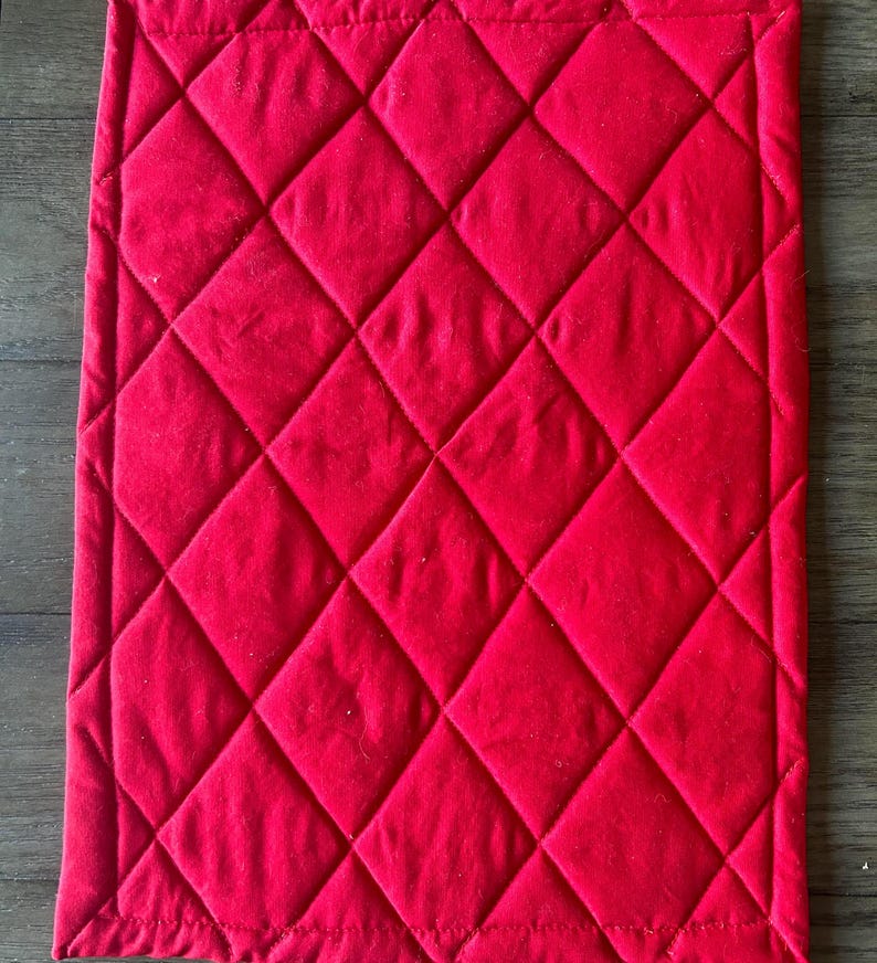 Extra Large Casserole Hot Pad 16x12 Quilted, Reversible and Washable ...