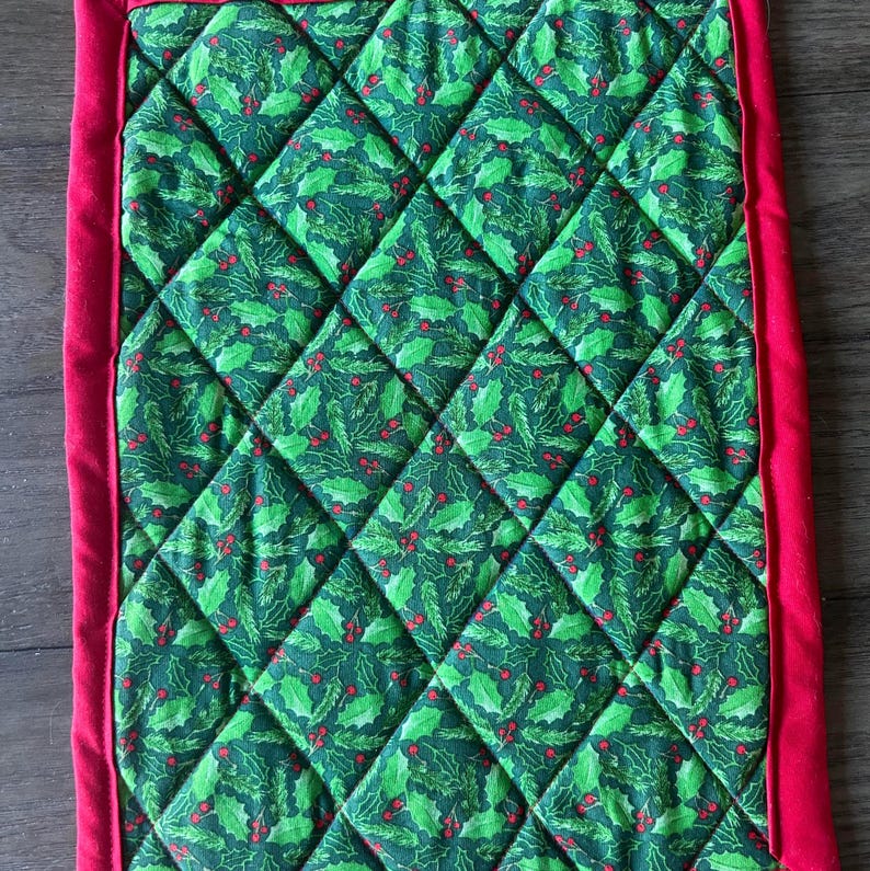 Extra Large Casserole Hot Pad 16x12 Quilted, Reversible and Washable ...