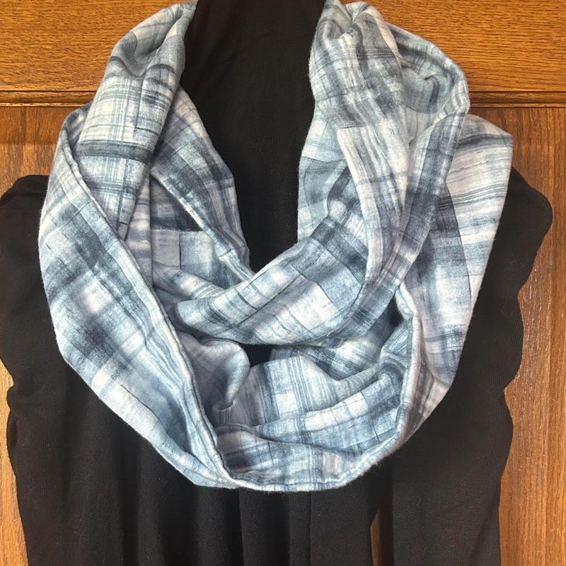 Plaid Flannel Scarf - Etsy