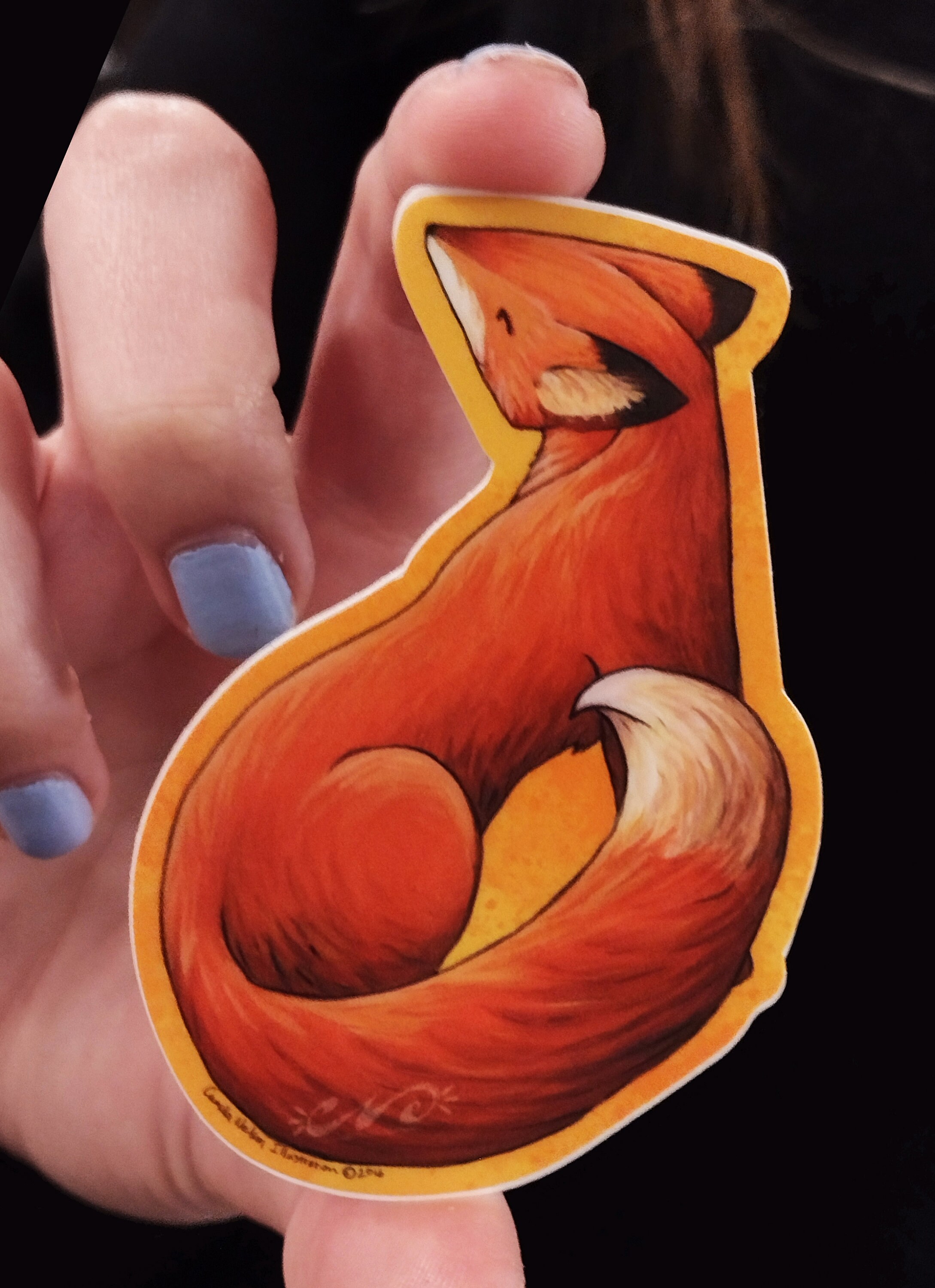 Fox Vinyl Sticker, Fox Sticker, Best Friend Gift, Laptop Sticker, Die ...