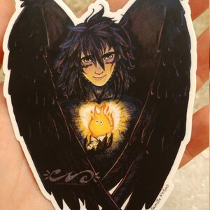 Howl and Calcifer - Vinyl Sticker, Howl Sticker, Best Friend Gift ...