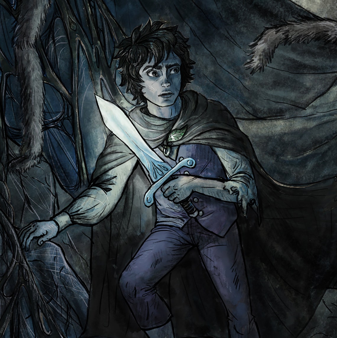 Don't Look Back Frodo Lord of the Rings, Fan Art, Art Print ...