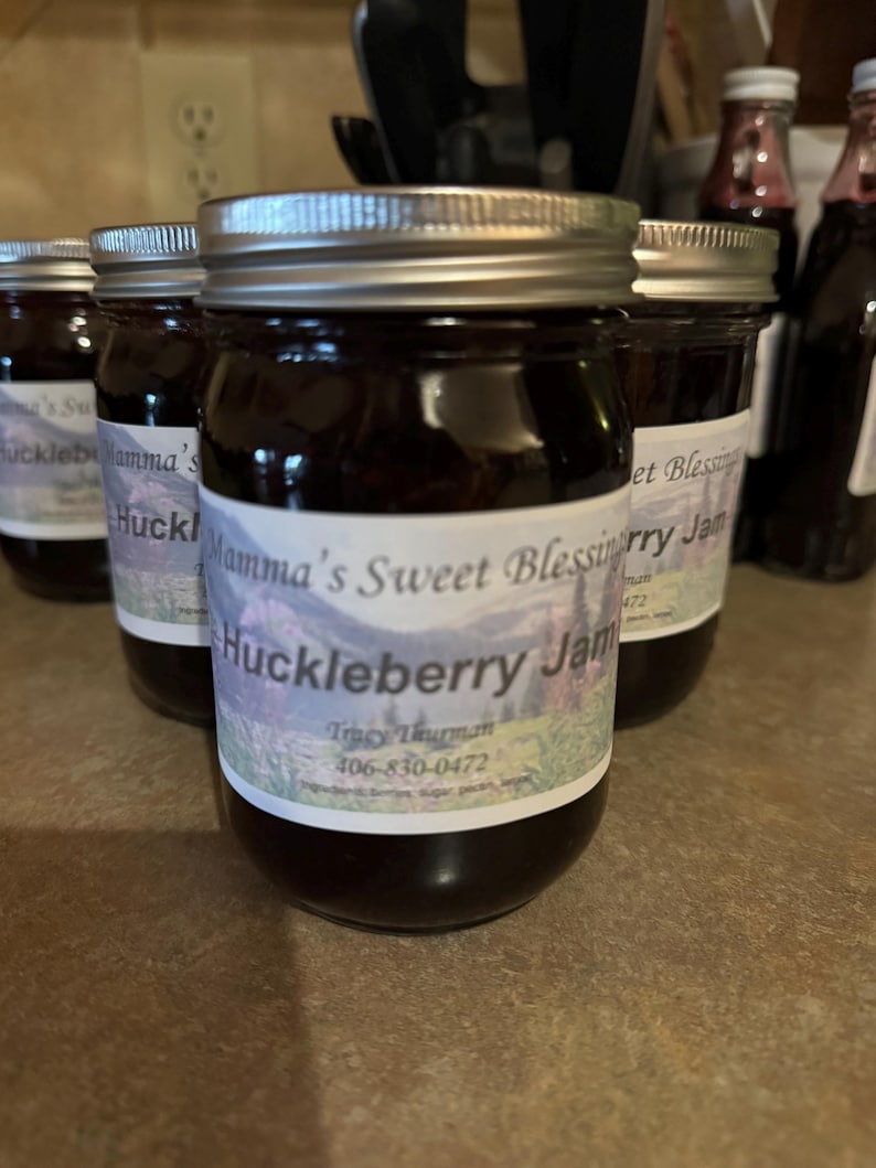 Montana Huckleberry Jam - Etsy