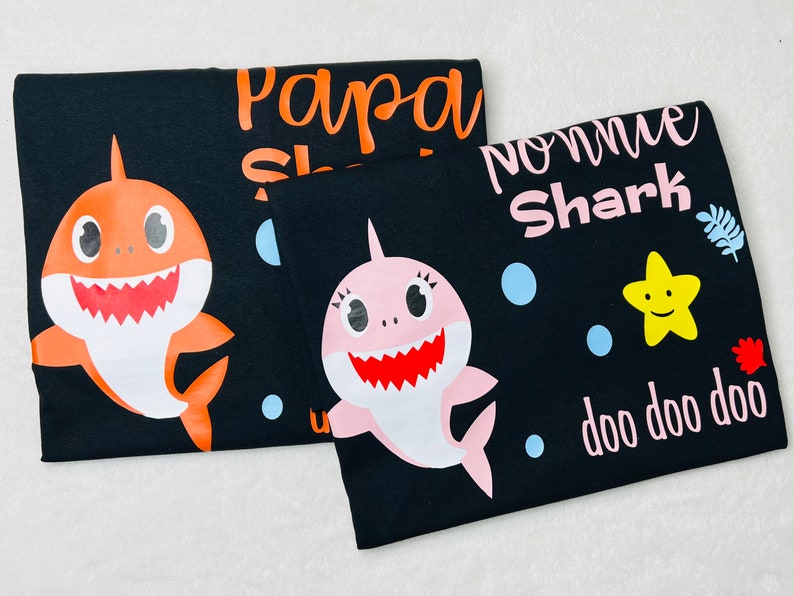 Baby Shark Birthday Matching Family Baby Shark Shirt Mommy - Etsy