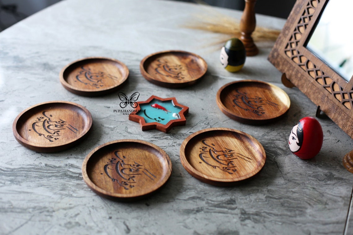 Wooden Haft Sin Set, Persian New Year,happy Nowruz, Haft Seen ...