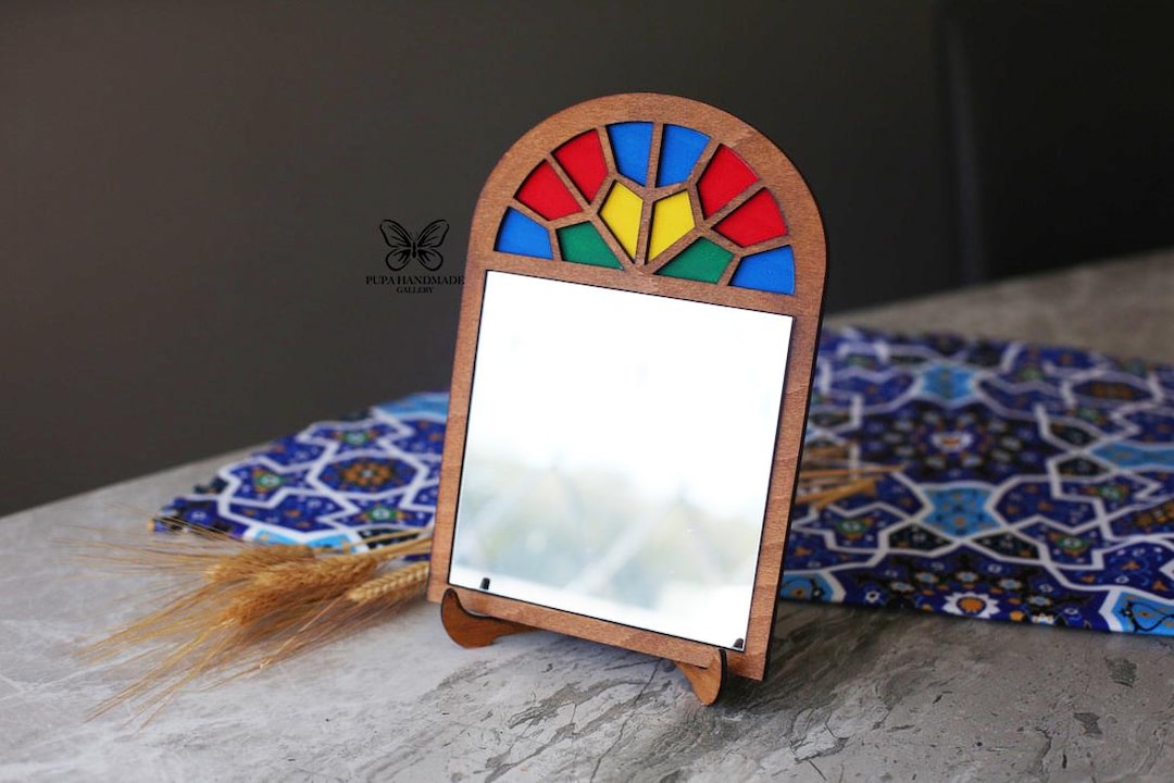 Handmade Persian Haft Sin Mirror, Persian New Year,persian Mirror, Haft ...