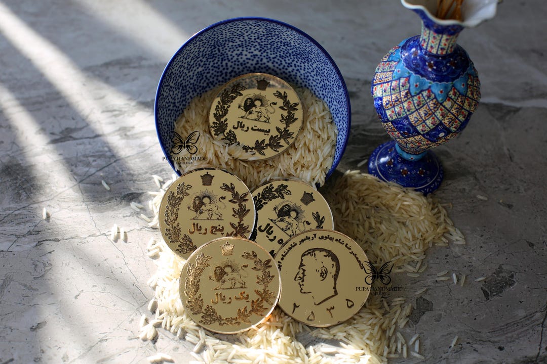 Nowruz Coin, Pahlavi Coin, Pahlavi Acrylic Coins, Persian New Year ...
